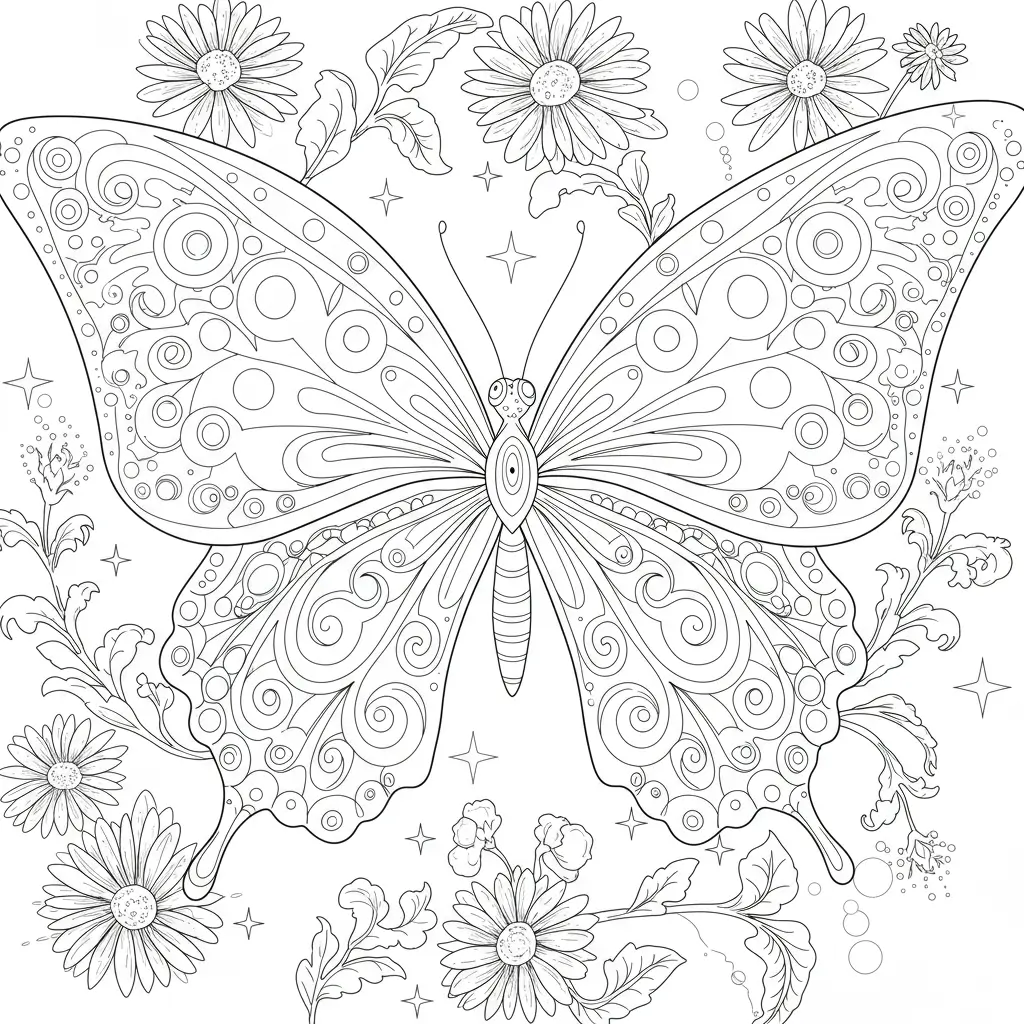 Beautiful Butterfly Coloring Pages for Kids to Explore Nature ...