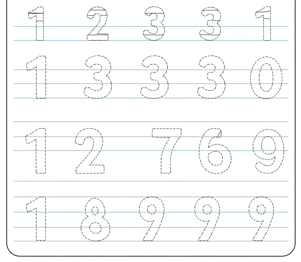 Boost Math Skills with These Coloring pages for Kids with Numbers ...
