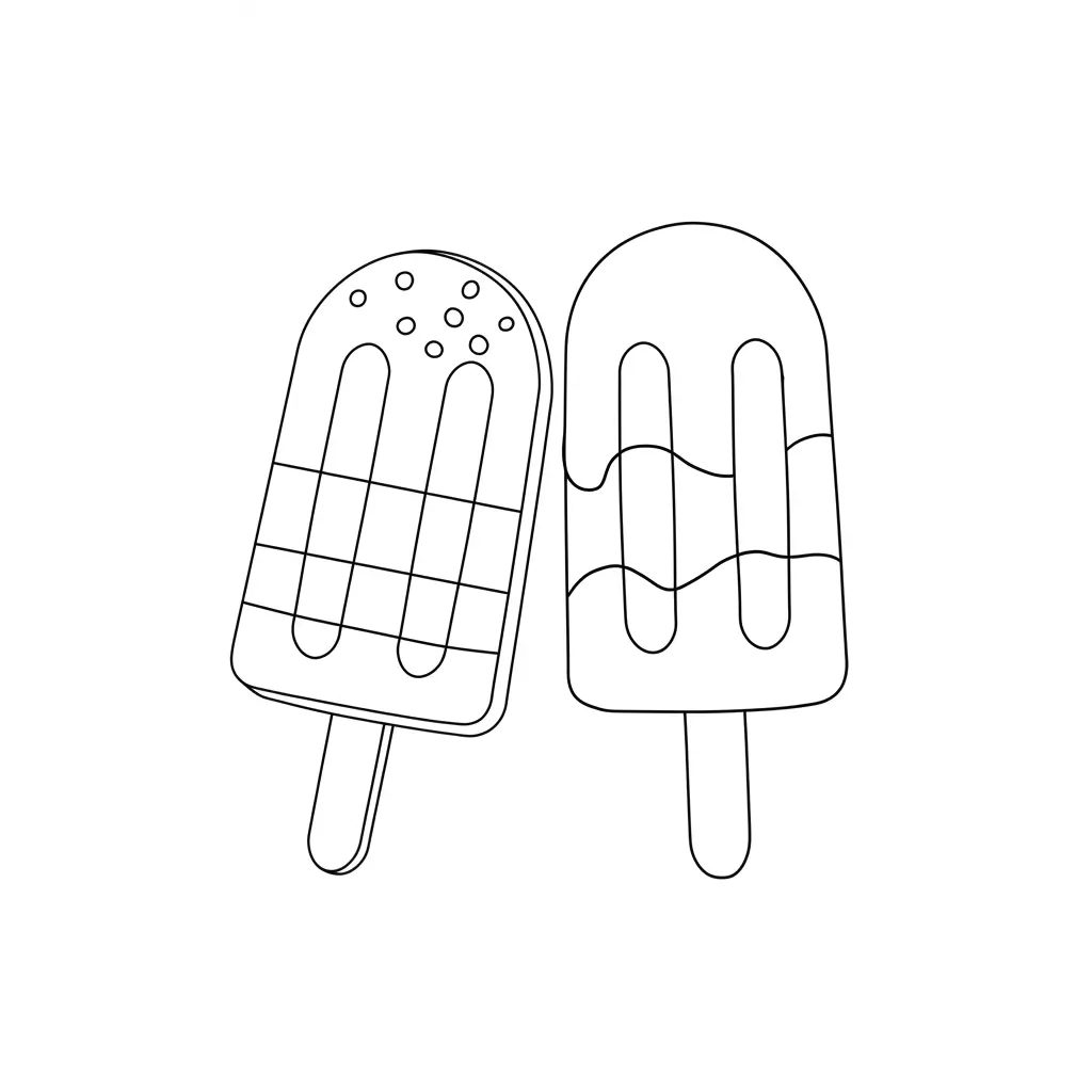 Easy Ice Cream Coloring Pages for Preschoolers and Toddlers - Creative ...